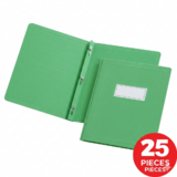 Oxford® Recycled Report Cover with 3 Double-Tang Fasteners, Letter Size ...