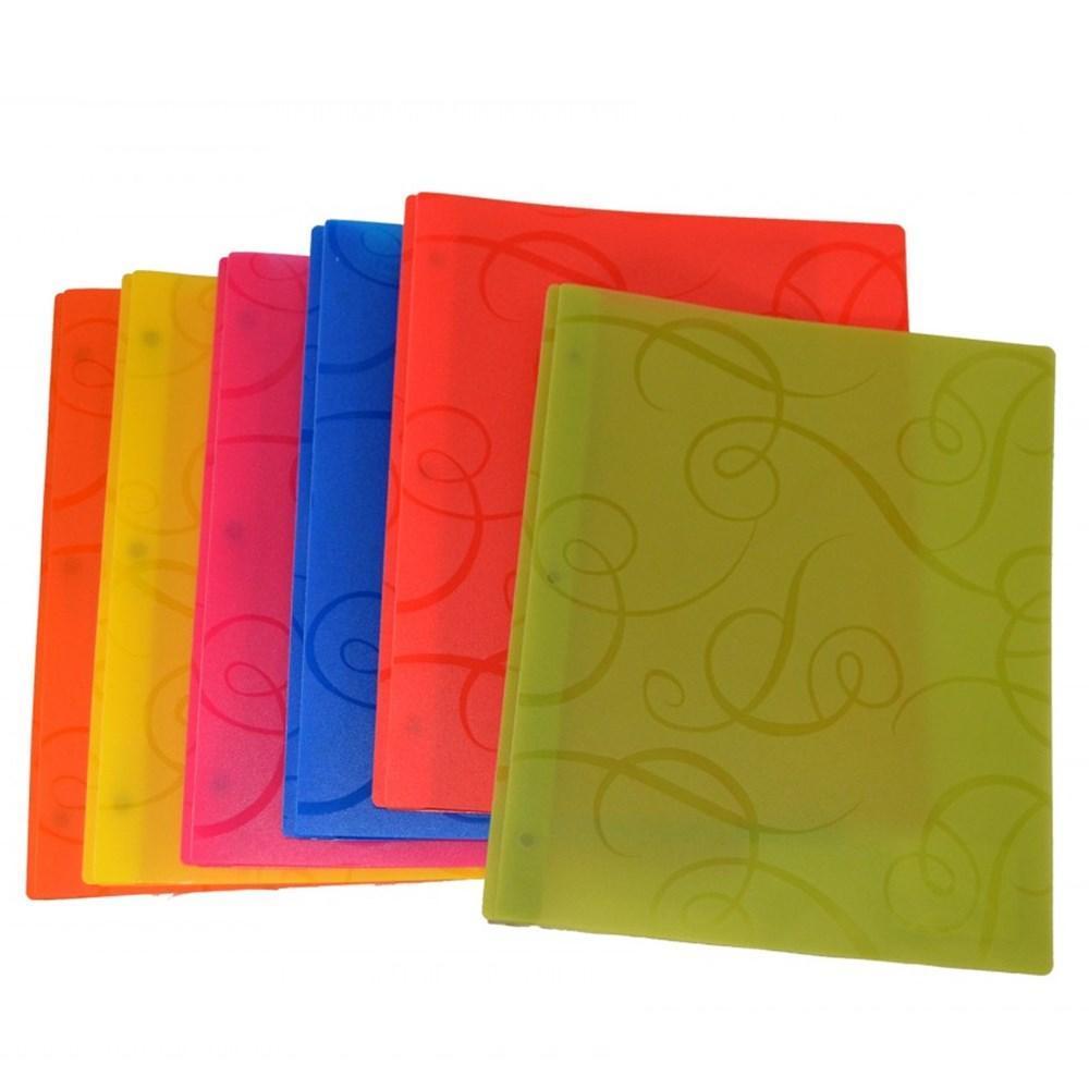 VLB DUO-TANG rapport swirl cover - aléatoire couleurs, 1 paquet, Lettre