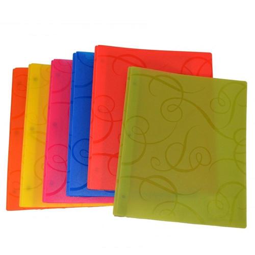 VLB DUO-TANG Swirl Report Cover - Random Colours, 1 pack, Letter Size