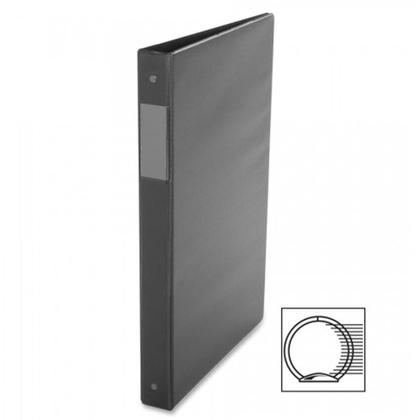 Davisgroup Legal Size Binder, Round Rings, Black