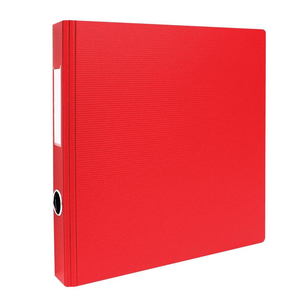 Geo 2'' D-Rings Binder with Hole and Label Holder - 8 Colours Available