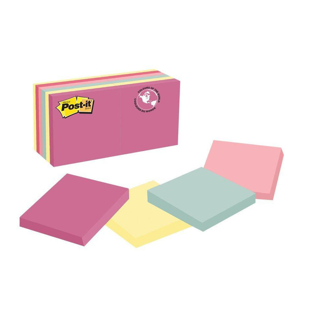 3M Post-it® Notes, Marseille colours