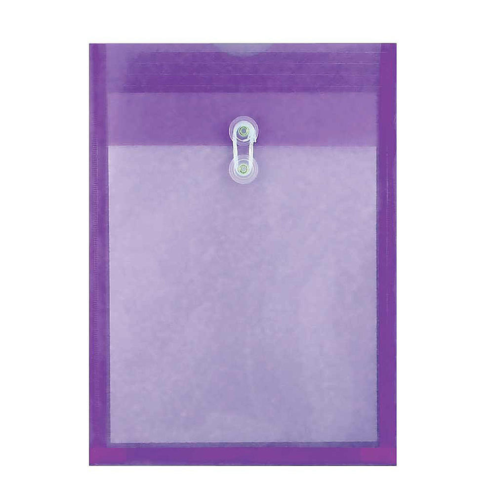 Winnable Translucent Expandable Envelope with String Tie, Letter/Legal