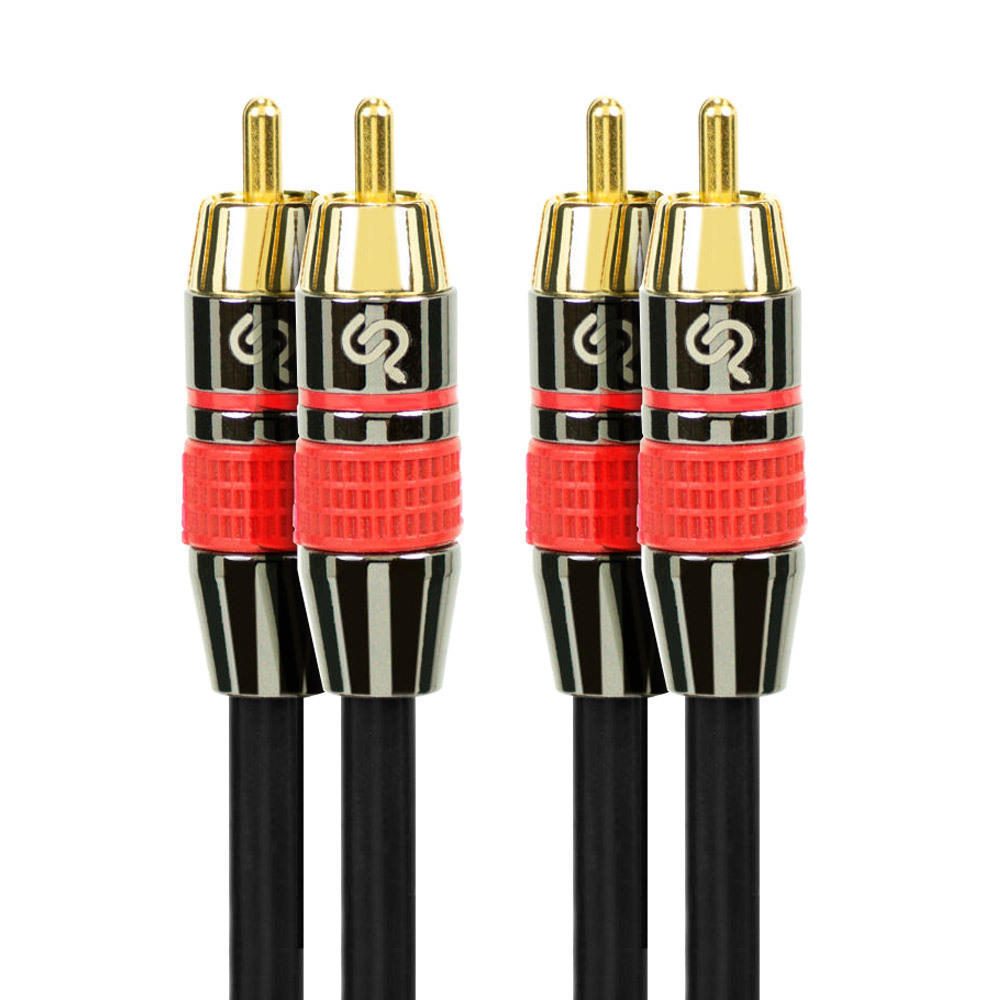 6ft High-quality Coaxial Audio/Video RCA Cable M/M RG59U 75ohm Gold ...