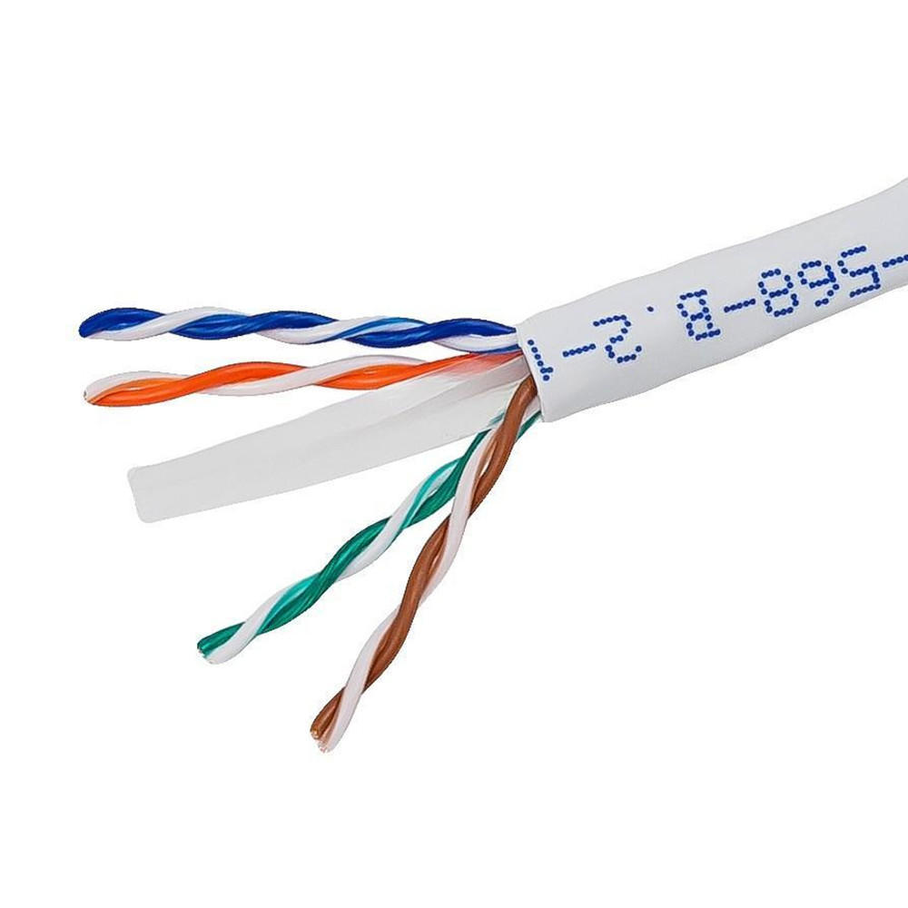 Cat6 23AWG UTP Solid Bulk Cable, CMR-Rated, 500ft - Monoprice®