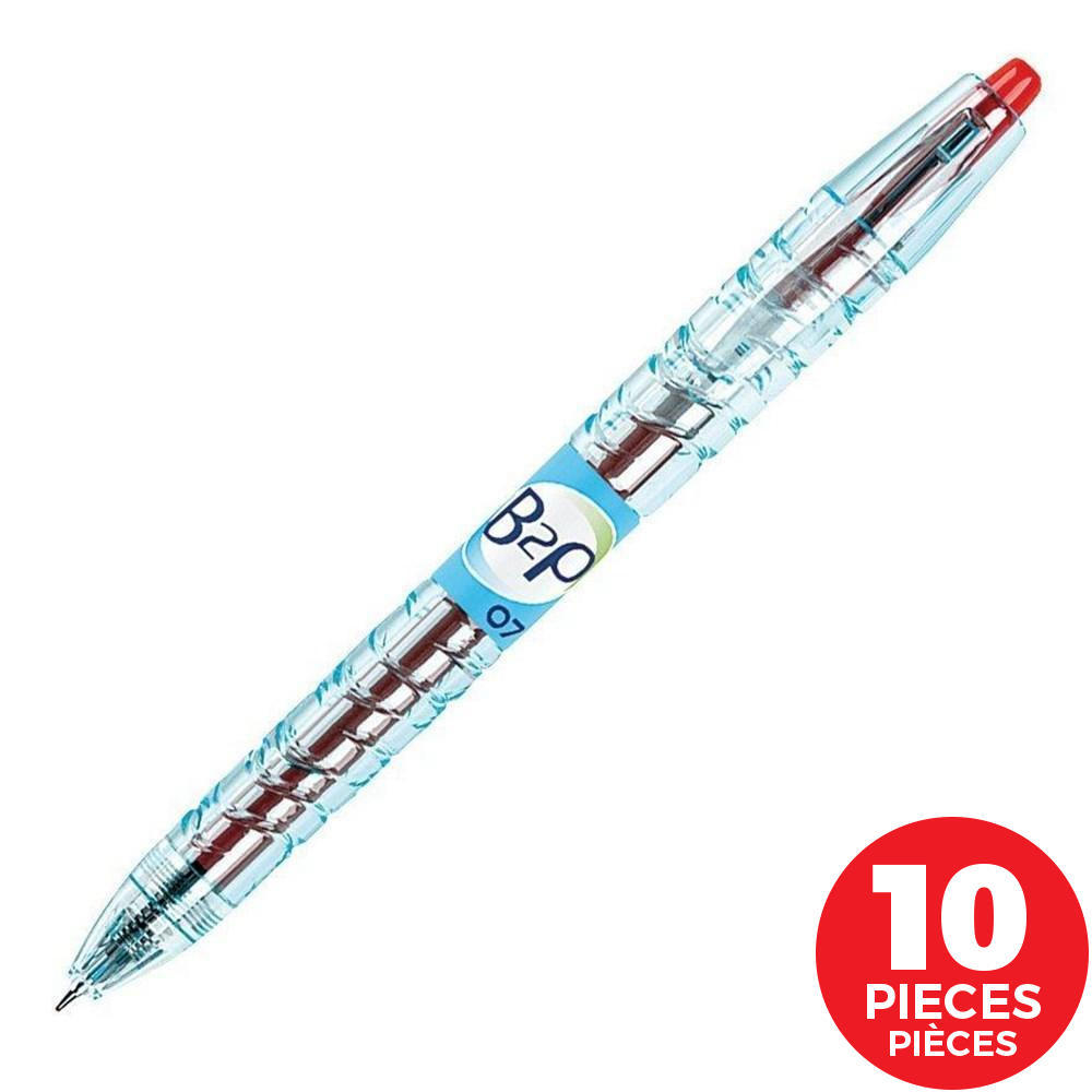 Pilot B2P Bio Retractable 0.7mm Rolling Gel Pen, 92% recycled plastic ...