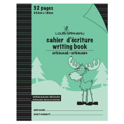 Louis Garneau® LG20 Small Exercise Book, Inter double line