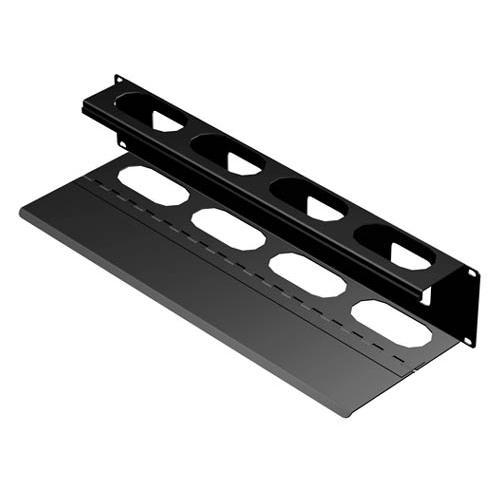 Hammond 2U 19 Inch Rackmount Cable Management Panel, Hinged Type