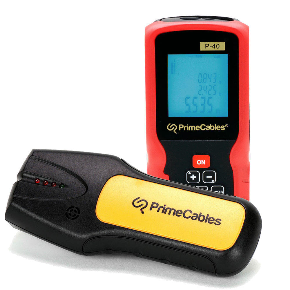 Digital Handheld Laser Distance Measurer, 40 Meter (131Feet) - PrimeCables®
