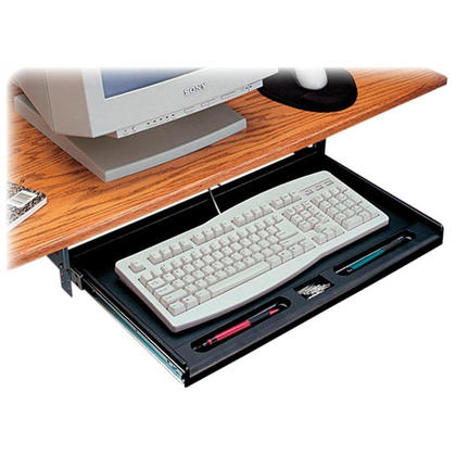 Exponent® Underdesk Black Keyboard Drawer