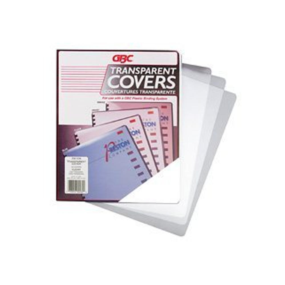 GBC® Clear View Binding Covers, 100 / Pack