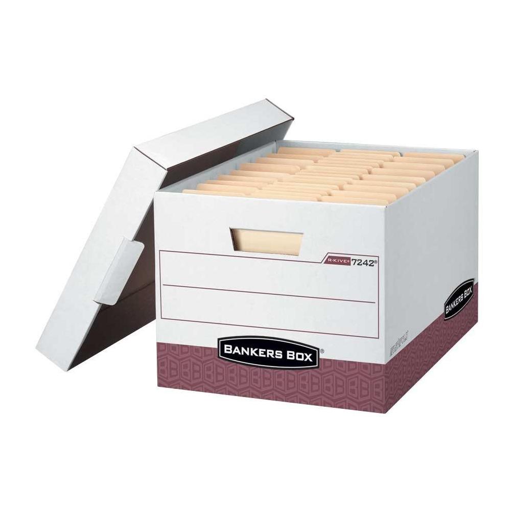 Bankers Box® R-Kive® Boîte de rangement robuste, lettre / légal, 15" x ...