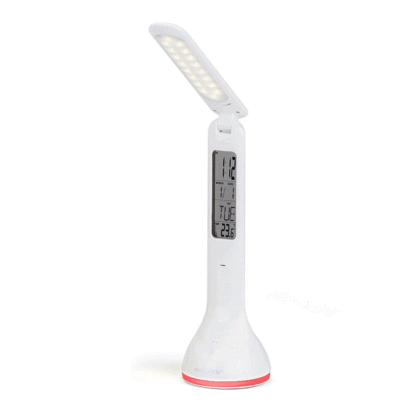 LED Desk Lamp Calendar Lamp Night Light With Alarm, Clock, Date ...