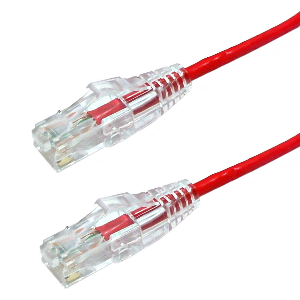 Cat6 UTP Ultra-Thin Patch Cable - Red