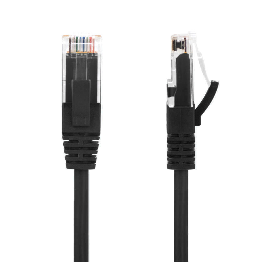 GoSlim Slim Cat6 28AWG UTP Ethernet Network Cable Black - PrimeCables®