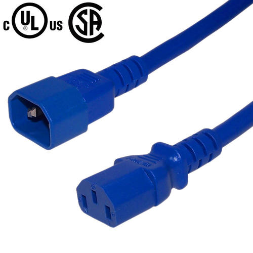 IEC C13 to IEC C14 Power Cable - 14AWG SJT