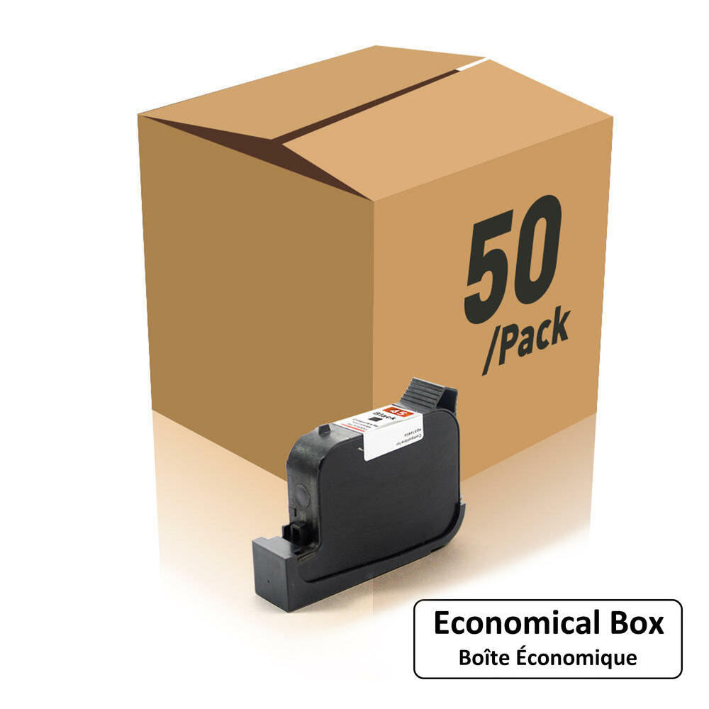 Remanufactured HP 45 51645A/D Black Ink Cartridge - Economical Box