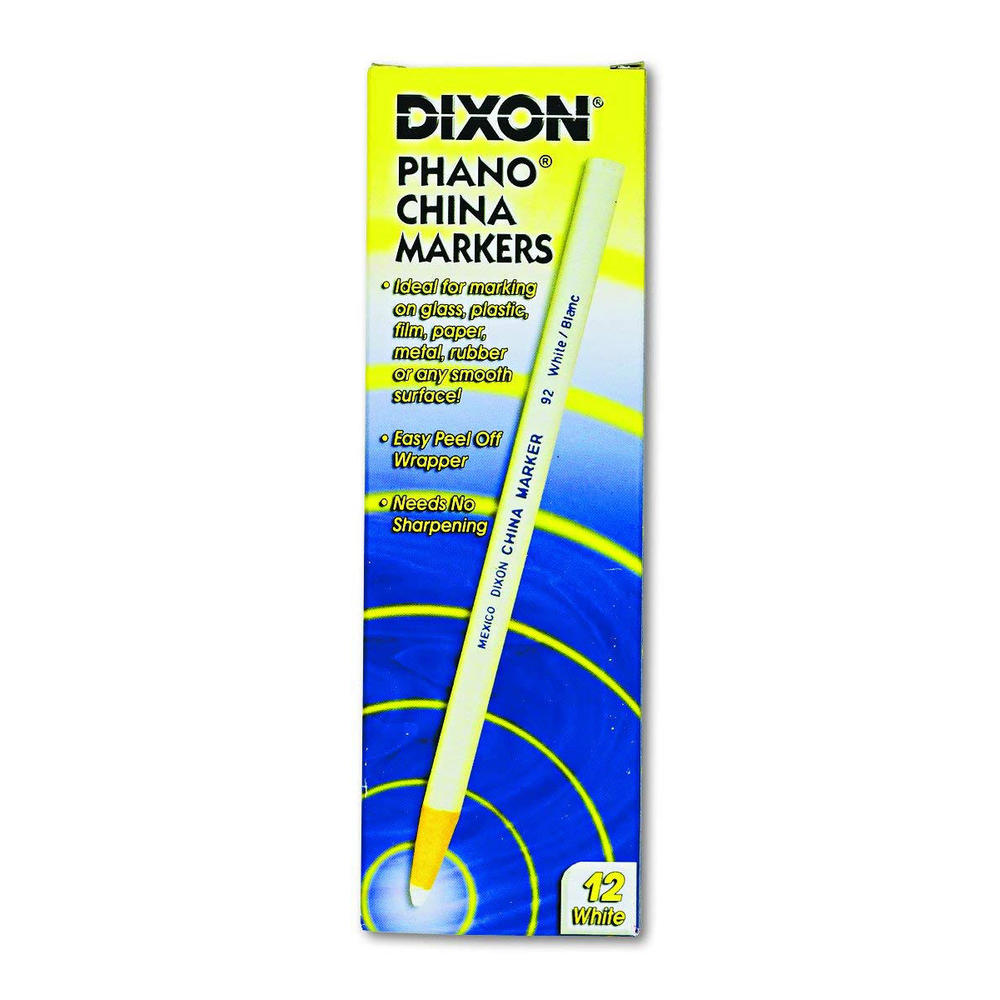 Dixon® Phano China Marker Pencils - 12/Box