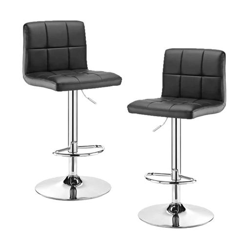 Bar Stool with Adjustable Swivel bonded Leather