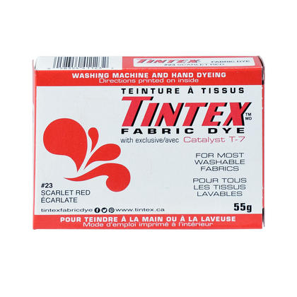 Fabric Dye Cloth Dye Tintex Brand For Most Washable Fabrics Scarlet Red ...