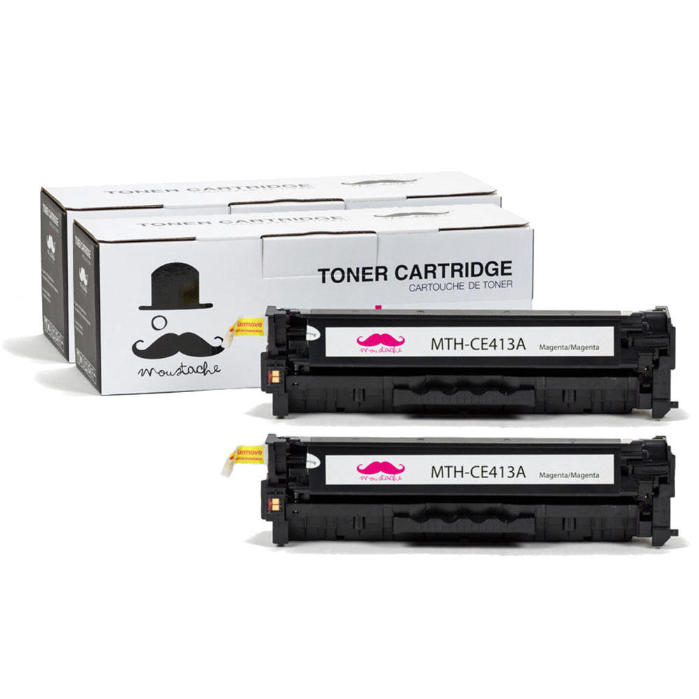 Remanufactured HP 305A CE413A Magenta Toner Cartridge - Moustache®