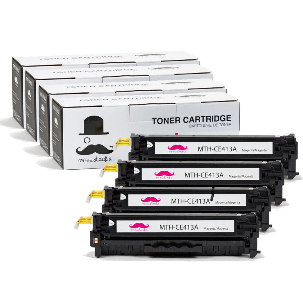 Remanufactured HP 305A CE413A Magenta Toner Cartridge - Moustache®