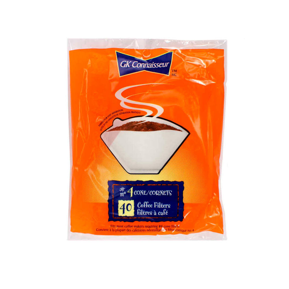 Paper Cone Coffee Filter #4 40Pcs/Pack