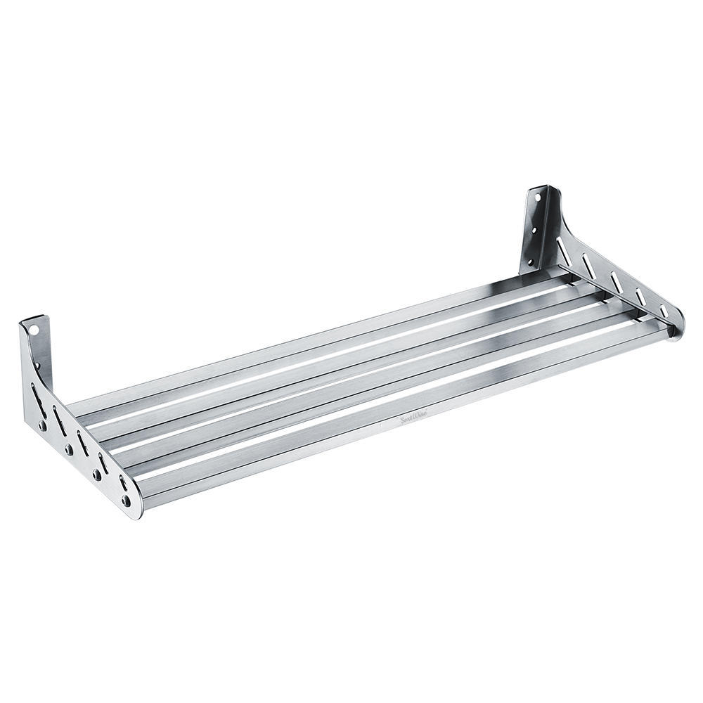 Stainless Steel Wall Pot Pan Rack with 10 Hooks for Kitchen Accessories ...