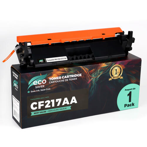 Compatible HP 17A CF217A Black Toner Cartridge - With Chip - Eco-saver