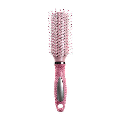 Curved Hair Brush, Pink
