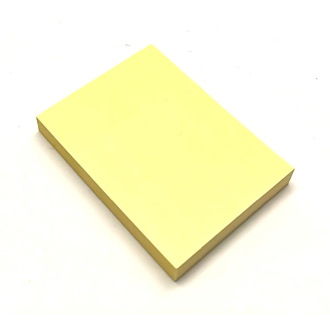 Self-Stick Notes, Yellow, 100 Sheets/Pack - Moustache®