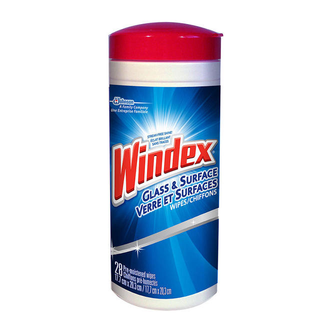 Original Glass & Surface Cleaning Wipes, 28 Pre-Moistened Wipes - Windex®