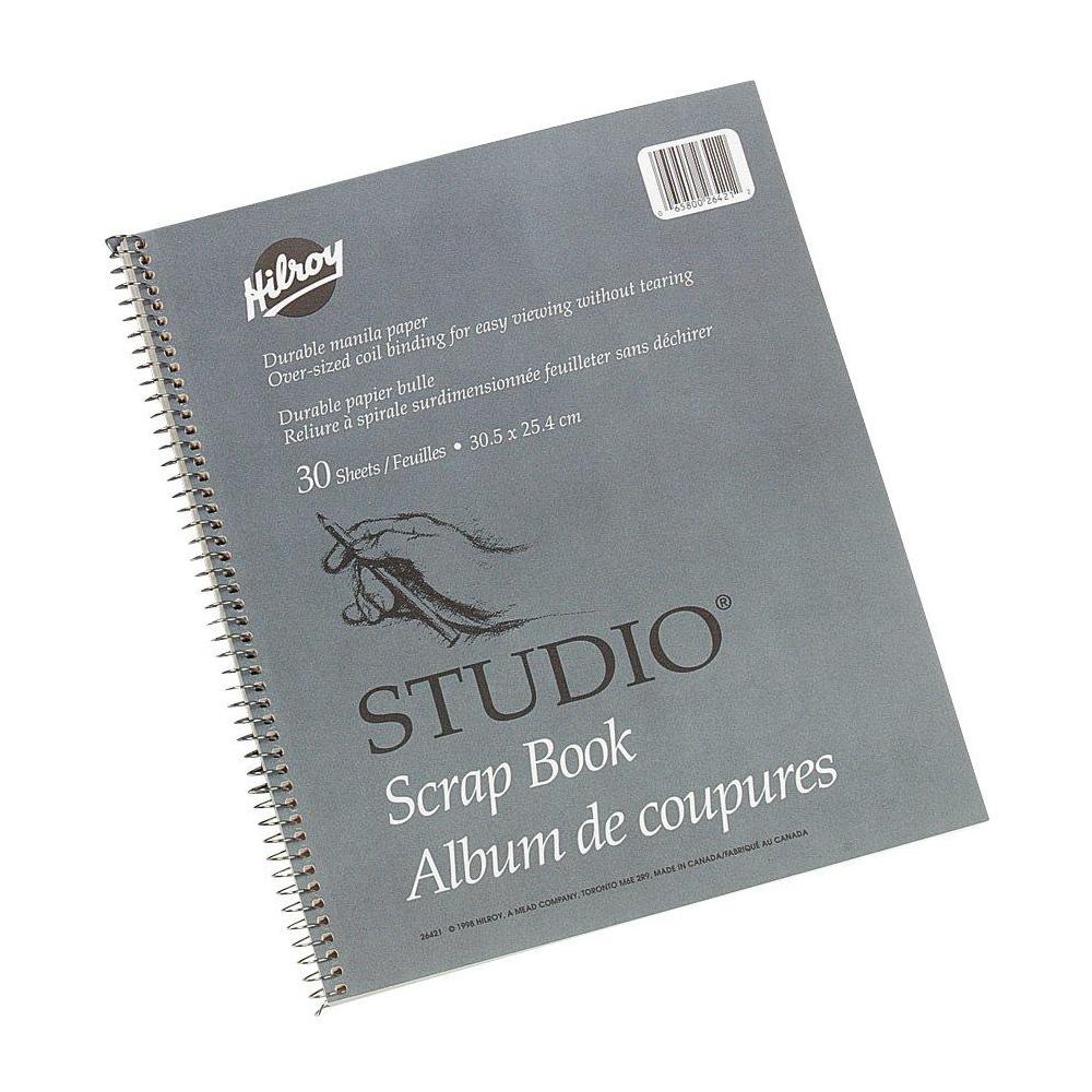 Hilroy Studio® Scrap Book, 11 x 14", 20 Sheets (255786, 32128)