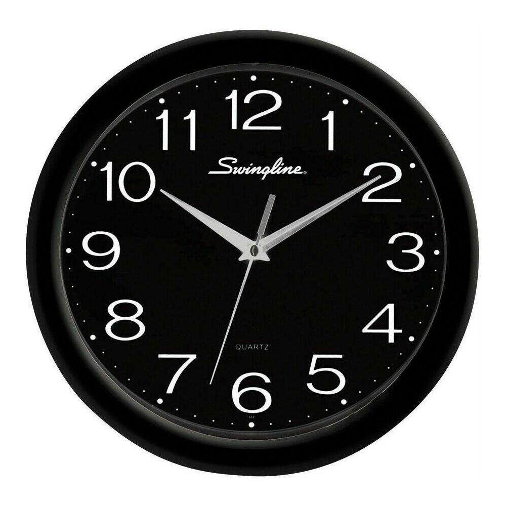 Swingline® 12-Inch Analog Wall Clock with Silent Movement