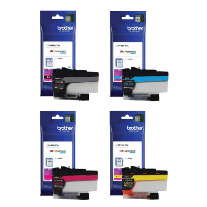 Brother LC3033 Original Ink Cartridge Combo Extra High Yield BK/C/M/Y
