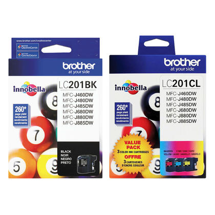 Brother LC201 Original Ink Cartridge Combo