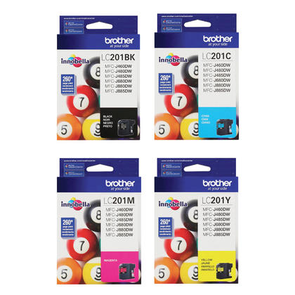 Brother LC201 Original Ink Cartridge Combo