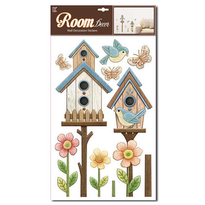 Peel and Stick Wall Stickers Pop-Up and Branch Birds Room Décor, 23" x ...