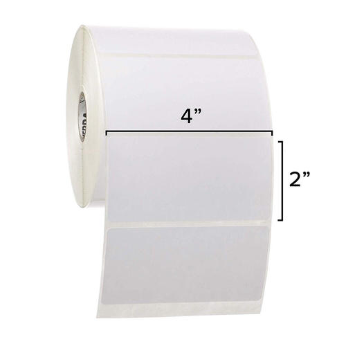 Compatible Direct Thermal Transfer Labels Black on White, 4" x 2", 750 ...