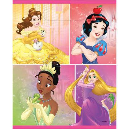 Disney Princess Dream Big Loot Bags, 7.5" x 9", 8ct
