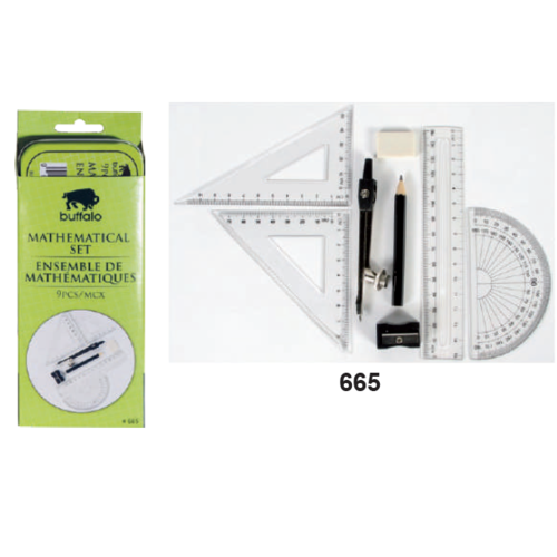 Math Set - 9 pcs - Buffalo®