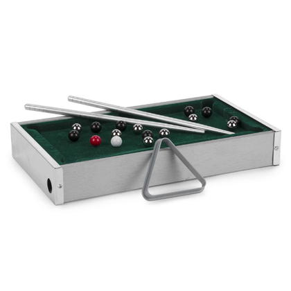 Indoor Sports Mini Tabletop Billiards Pool Table Game Set, 8 x 4.5 in
