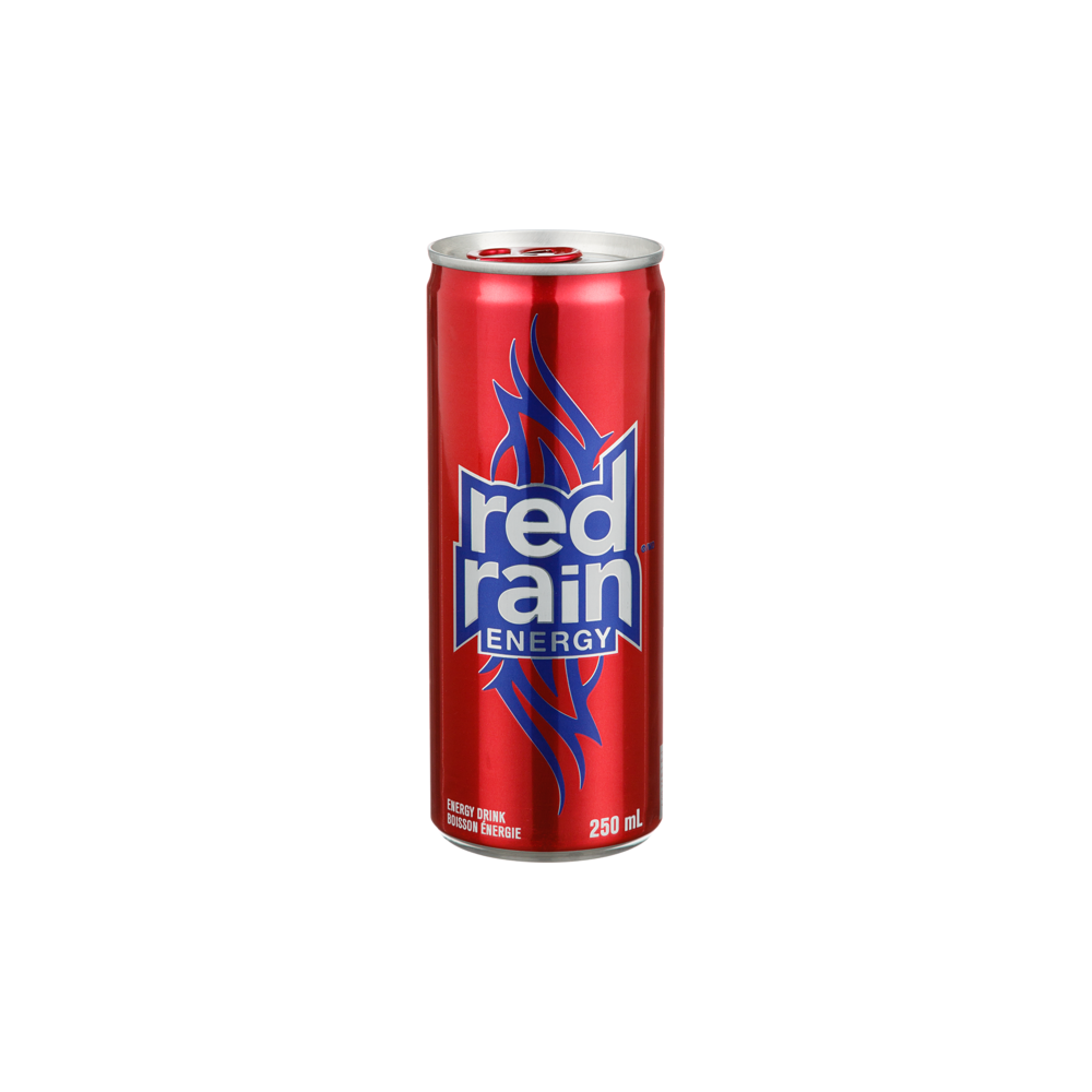 RED RAIN ENERGY DRINK CASE 24x250mL