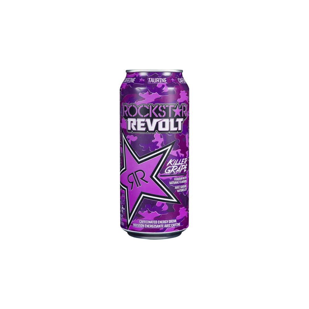 ROCKSTAR REVOLT KILLER GRAPE 12x473mL