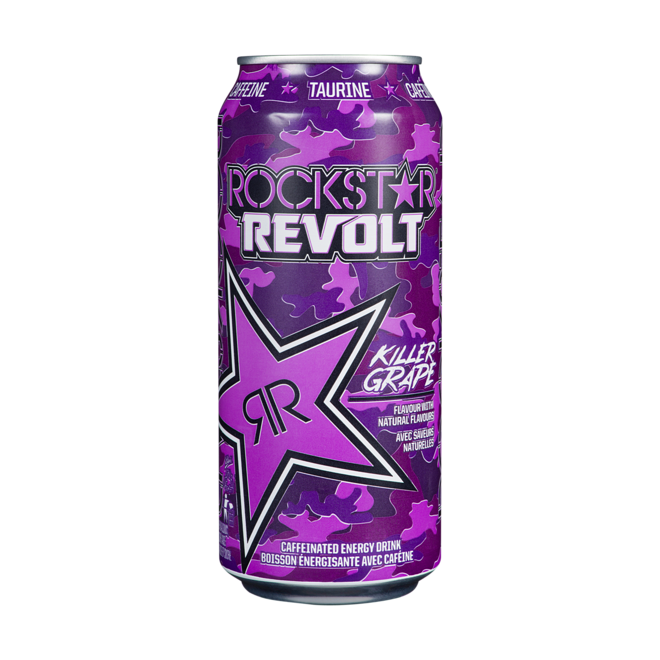 ROCKSTAR REVOLT KILLER GRAPE 12x473mL
