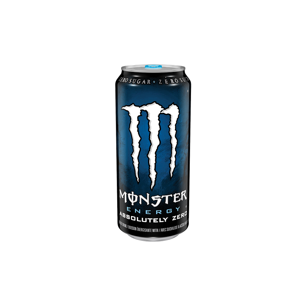 MONSTER ENERGY ABSOLUTELY ZERO CASE 12x473mL