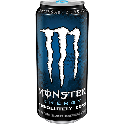 MONSTER ENERGY ABSOLUTELY ZERO CASE 12x473mL