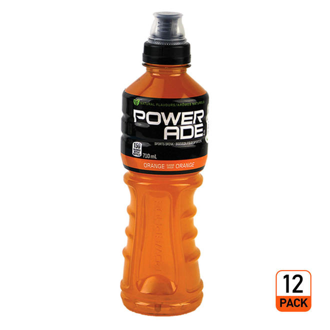 Powerade boisson sportive orange, 710 ml, 12 / paquet