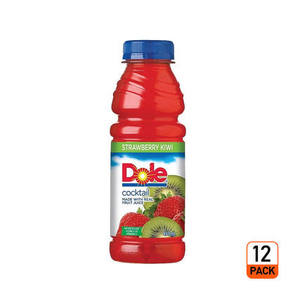 Dole Strawberry Kiwi 450ml Bottles, 12/Pack