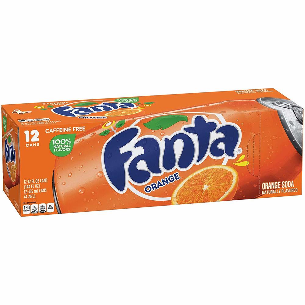 Fanta Orange 355ml, 12/Pack
